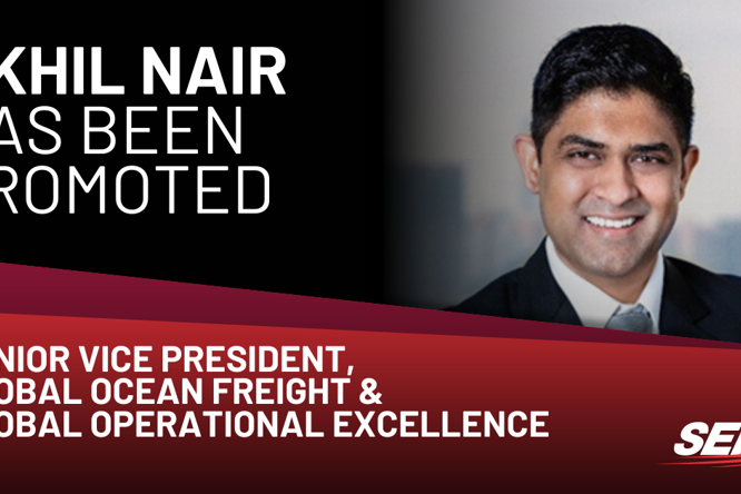 SEKO Logistics Announces Akhil Nair as Senior Vice President, Global Ocean Freight