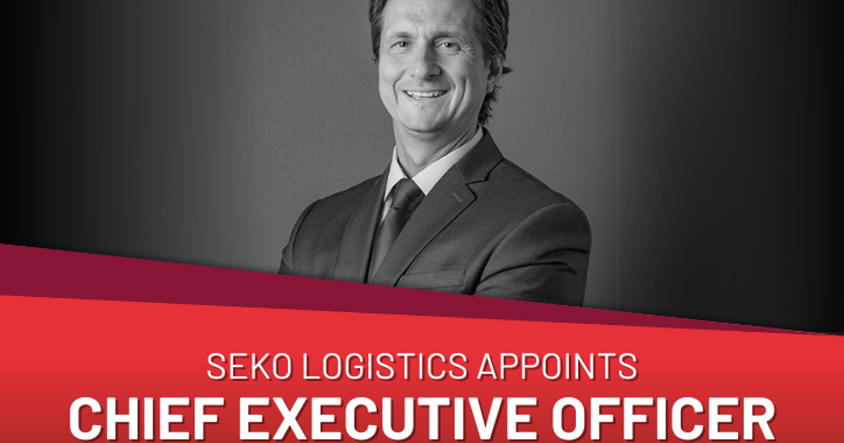 SEKO Logistics Appoints Gordon Branov as Chief Executive Officer